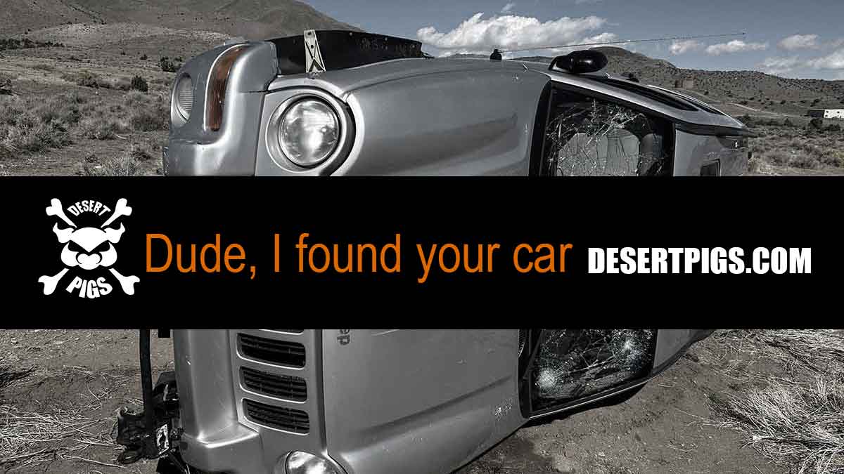 Dude, I Found Your Car